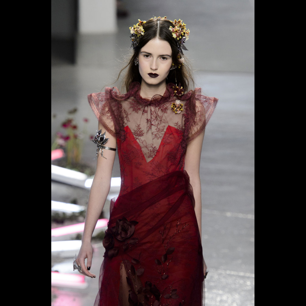 Юбилейный показ Rodarte на Неделе моды в Нью-Йорке