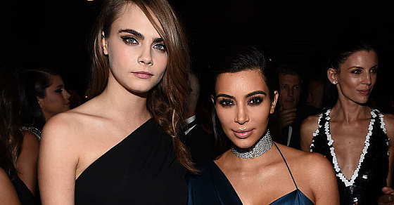 Страшно красиво: Кім Кардаш'ян, Кара Делевінь та Емма Робертс на ...